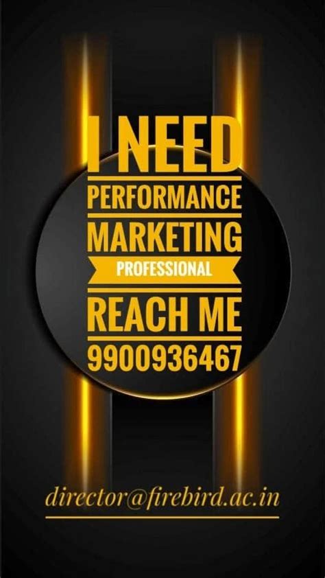 Job Title Performance Marketing Professional Job Overview We Are Seeking A Highly