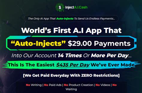 inject ai cash review oto upsell inject ai cash best ai app system