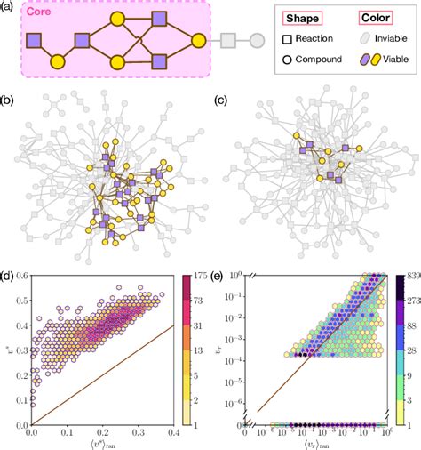 Figure 1 From Correlation Enhanced Viable Core In Metabolic Networks