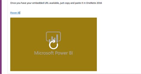 Powerbi Embedded With Onenote Prathys Blog