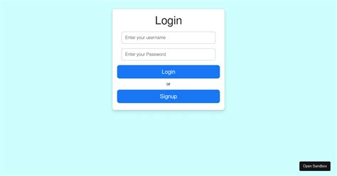 Frontend Codesandbox