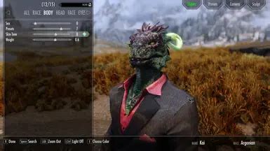 Skyrim K Argonian Textures I M Using Character Makeover But It Hasn T Really Done Anything To