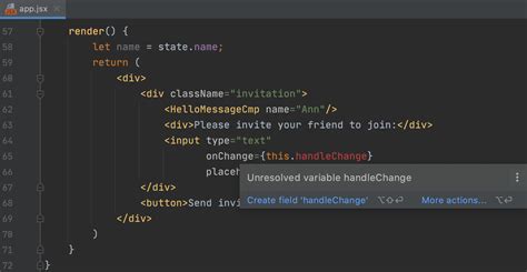 React Webstorm