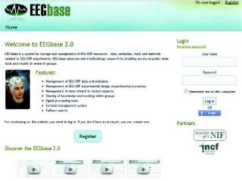 Eeg Erp Portal User Interface Preview Download Scientific Diagram
