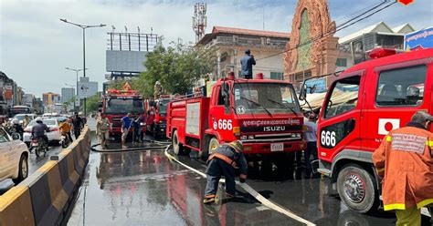 ភ្លើ ង ឆេះក្នុងផ្សារពោធិ៍ចិនតុងមួយកន្លែង បណ្តាលឱ្យខូចខាតតូបចំនួន ៣នៅក្នុងផ្សារ Khmerload