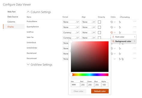 Data Viewer Client Side Web Part Lightning Tools