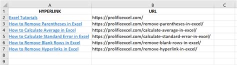 How To Extract From Hyperlinks In Excel