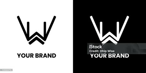 초기 문자 W 로고와 기호 브랜드 디자인 요소 초기 문자 단어 로고 아이콘 초기 로고 템플릿 기하 도형에 대한 스톡 벡터 아트 및 기타 이미지 Istock