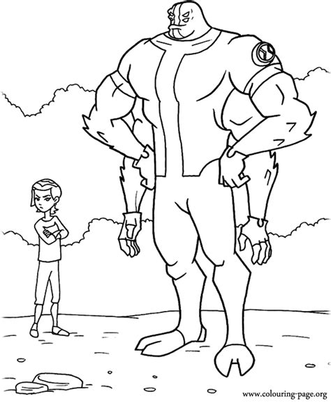 Four Arms Ben 10 Coloring Pages At Susan Callahan Blog