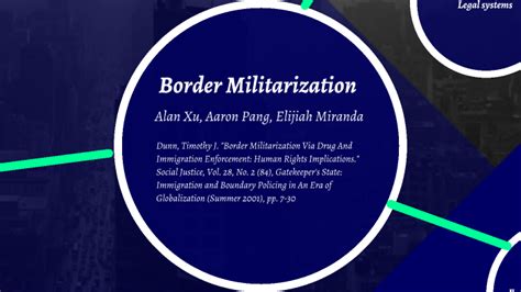 Border Militarization C Map By Alan Xu On Prezi