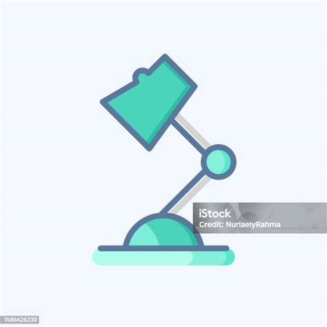 아이콘 책상 램프 장식 기호와 관련이 있습니다 낙서 스타일 심플한 디자인 편집 가능 간단한 그림 가구에 대한 스톡 벡터 아트 및 기타 이미지 Istock