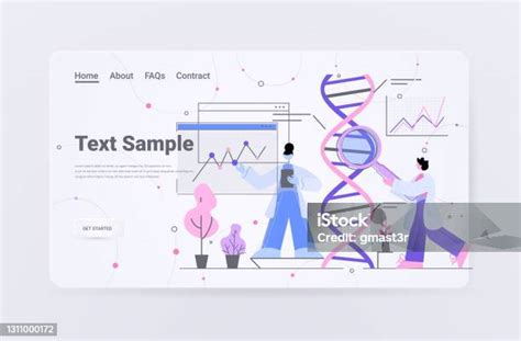 실험실 유전 공학 게놈 수정에서 Dna 구조 분자를 분석하는 과학자 팀 그래프에 대한 스톡 벡터 아트 및 기타 이미지 그래프 Dna 가공의 인물 Istock