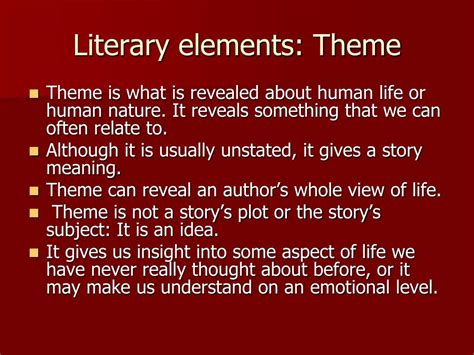 Ppt Literary Elements Powerpoint Presentation Free Download Id1801747