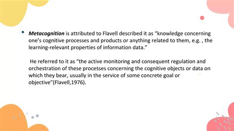 Metacognition Pptx