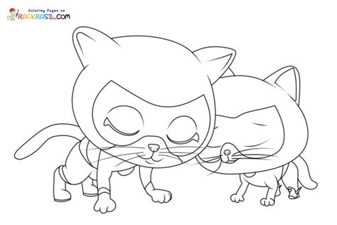 Superkitties Coloring Pages