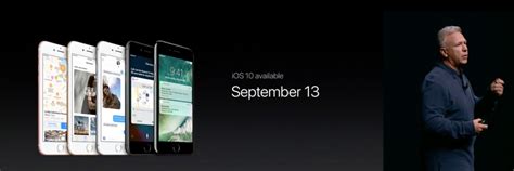 Ios 10 Release Date Announced