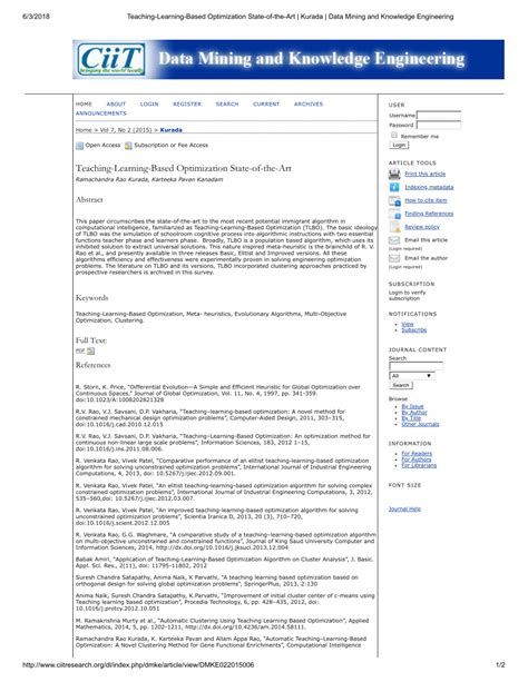 Pdf Teaching Learning Based Optimization State Of The Art