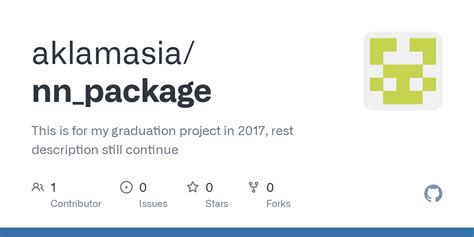 Github Aklamasiannpackage This Is For My Graduation Project In