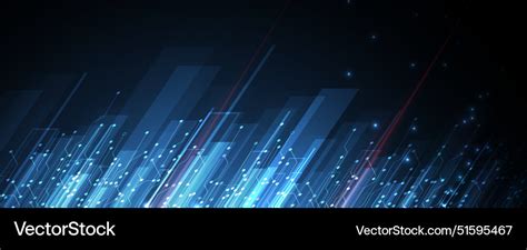 Abstract Computer Technology Background Network Vector Image