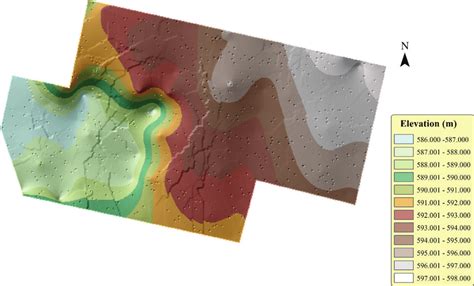 Terrain Dem Map Of Study Area Download Scientific Diagram