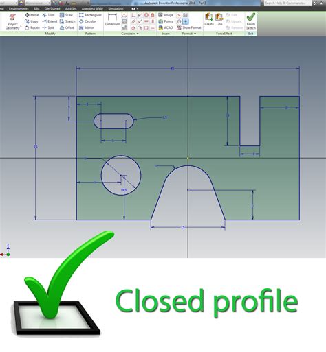 Sketch Closed Profile Indicator Autodesk Community
