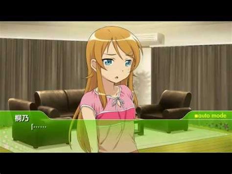 Oreimo PSP Part 85 A Secret Relationship English Closed Captions YouTube
