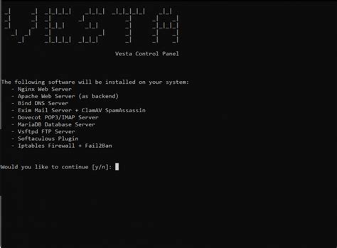 How To Install VestaCP Control Panel On CentOS GreenCloud Documentation