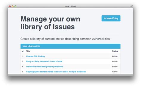 Keep A Library Of Curated Issue Descriptions That Everyone Can Use