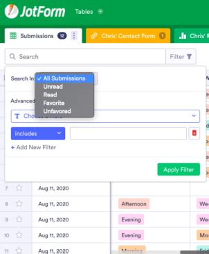 How To Use Jotform Tables To Manage Projects The Jotform Blog