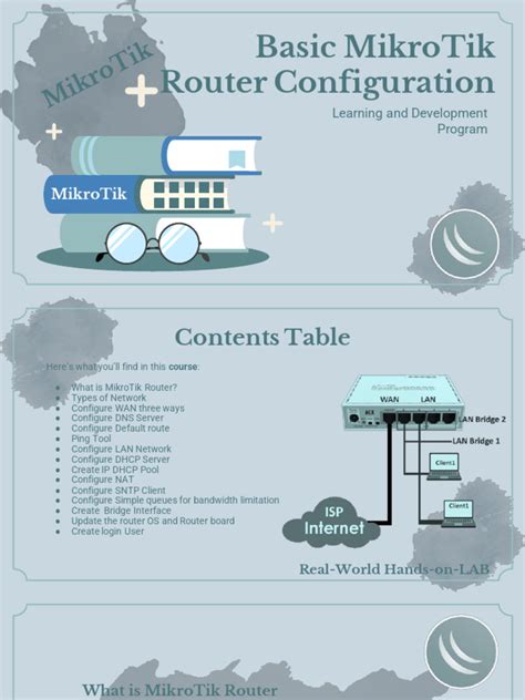 Mikrotik Router With Basic Configuration And Key Concepts Pdf