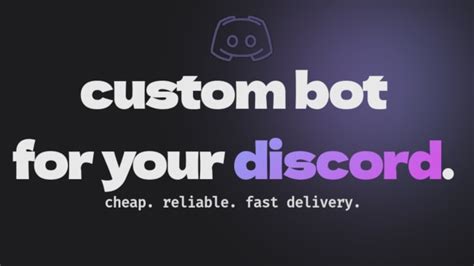 Make A Discord Bot By Sigmoidcurve Fiverr