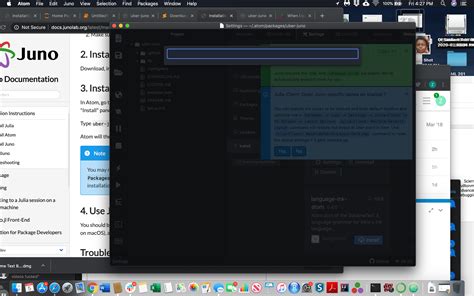 When I Open Atom I Immediately Receive This Error Juno Julia