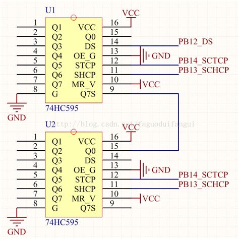 Stm3274hc595：带领你10分钟用对74hc59574hc595连接stm32 Csdn博客