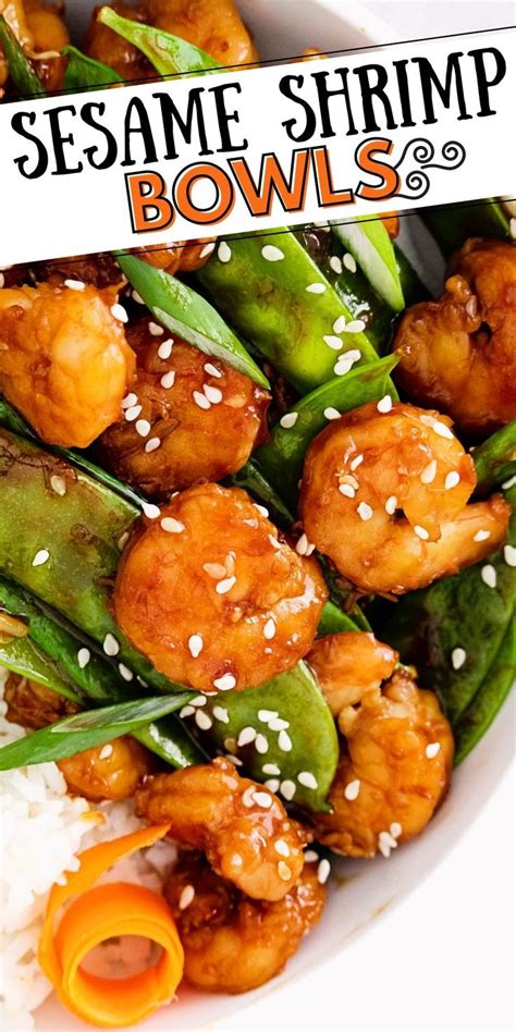 Sesame Shrimp Bowls Recipe Rice Bowls Recipes Bowls Recipe Best