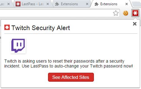 Use Twitch Change Your Password Now