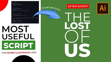 How To Download Install And Use A Script In Adobe Illustrator Textblock Script Textblock