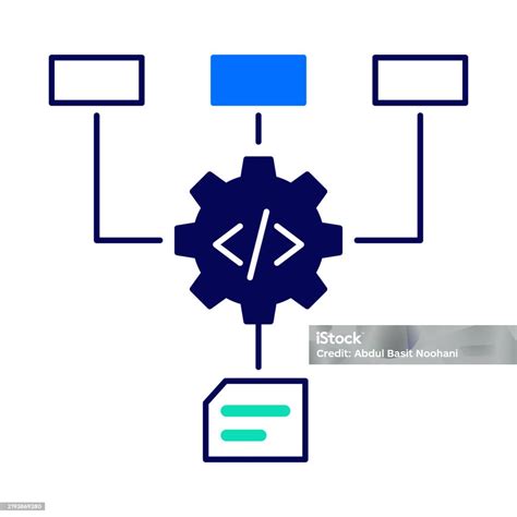 Algorithm Development Diagram Representing Custom Logic And Process