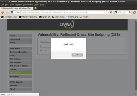 Damn Vulnerable Web App Installer Shell Script