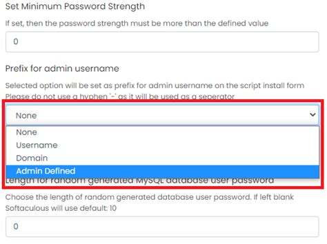 Prepend Prefix To Admin Username