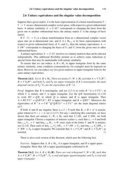 26 Unitary Equivalence A