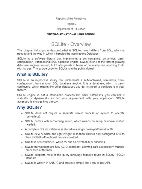 sqlite chapter 1 pdf databases information technology management