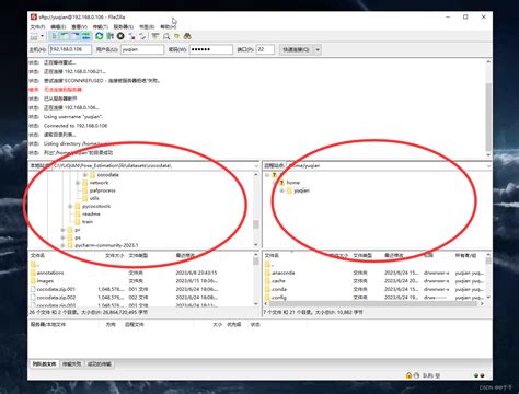 一种在局域网内两台电脑互传文件的方法windows或linux filezilla两台电脑传输文件 csdn博客