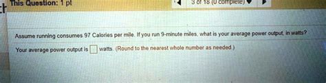 Assume Running Consumes 97 Calories Per Mile If You Run 9 Minute Miles What Is Your Average