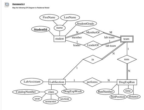 Map The Whole ER Diagram To The Relational StudyX
