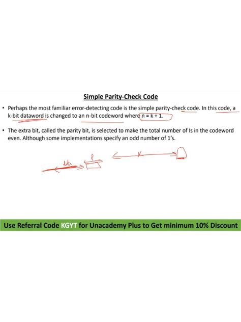 L 11 Error Detection Simple Parity Check Code Pdf
