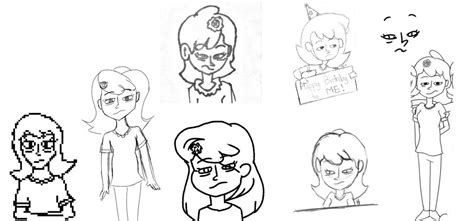 The Various Iterations Of My Profile Pic Character By Kellyjtf On