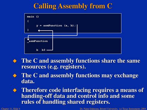 Chapter 11 Interfacing C And Assembly Code Ppt Download