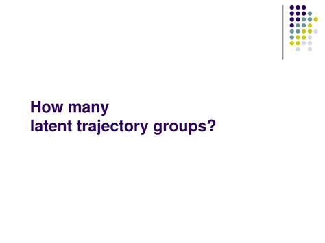 Ppt Exploring Social Mobility With Latent Trajectory Group Analysis