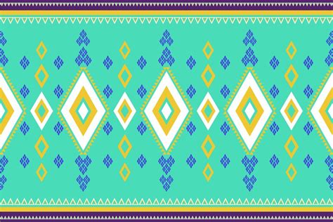Premium Vector Abstract Geometric Ethnic Seamless Pattern Geometric Ethnic Pattern Fabric Style