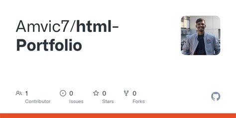 Github Amvic7html Portfolio